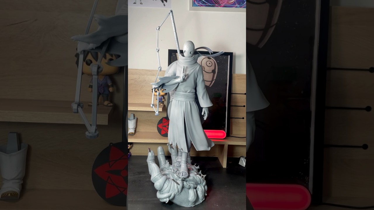 Obito Uchiha en impression 3D !!😱 #naruto #obito #narutoshippuden #anime #3dprinting