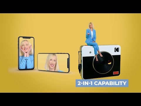 Kodak Mini Shot 3 Retro 3x3 Wireless Instant 2-In-1 Camera and Portable ...