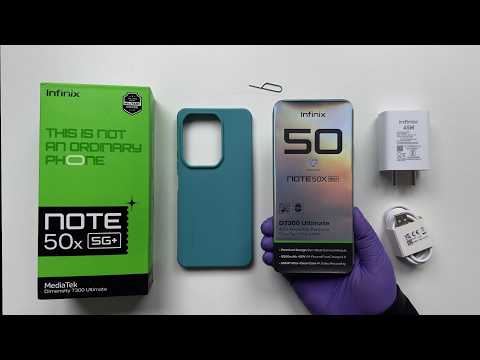 Infinix Note 50x 5G - Unboxing - Camera Test - ASMR