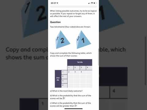 KS3 Maths Probability Basics Homeschooling