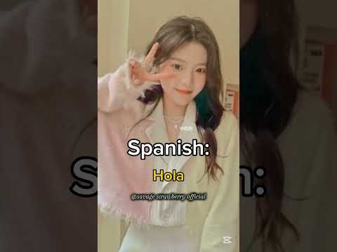 How to say "HELLO" in different languages.... #kpop #bts #seoul #korea