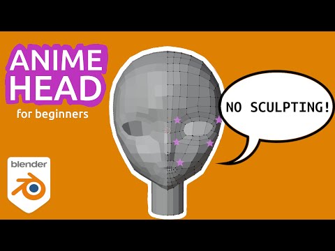 Blender For Beginners: Anime Head Part 1