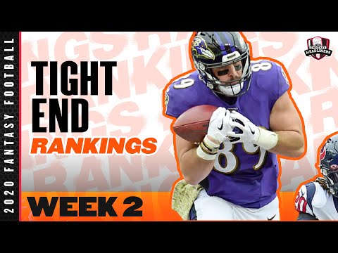 2020 Fantasy Football Rankings - Top 20 Tight Ends in Fantasy Football - Week 2