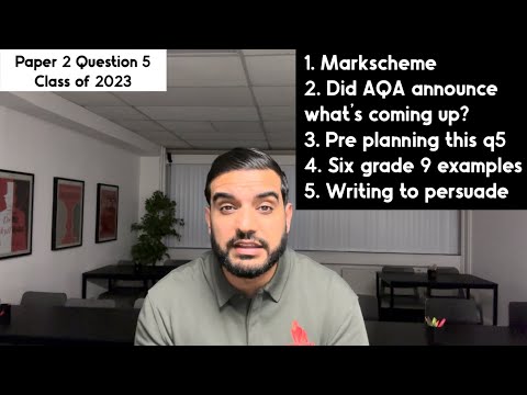 English Language Paper 2, Question 5: Writing A Speech, Letter, Article, Blog.