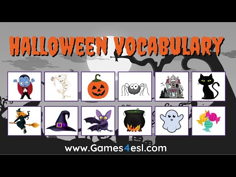 Halloween Vocabulary For Kids