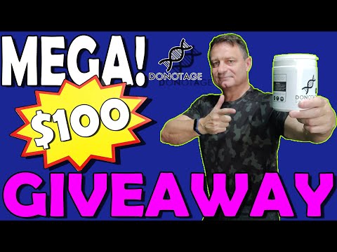 $100 MEGA Longevity Giveaway by DoNotAge.org
