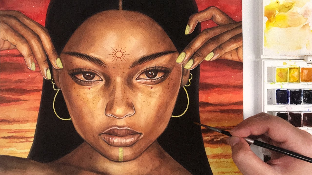 WATERCOLOR PAINTING - Hesperid