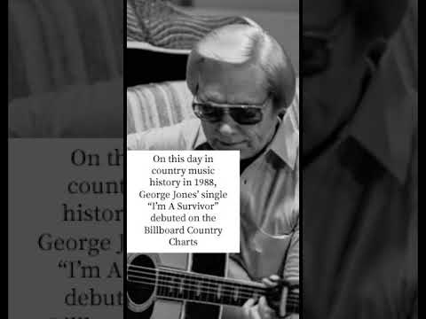 On this day in country music history in 1988 George Jones hit the charts #countrymusic #80smusic