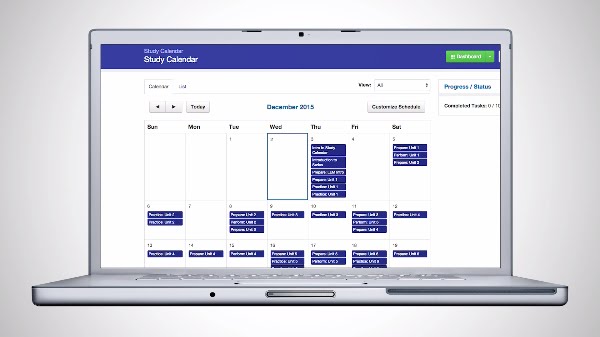 Securities Licensing Study Calendar Demo