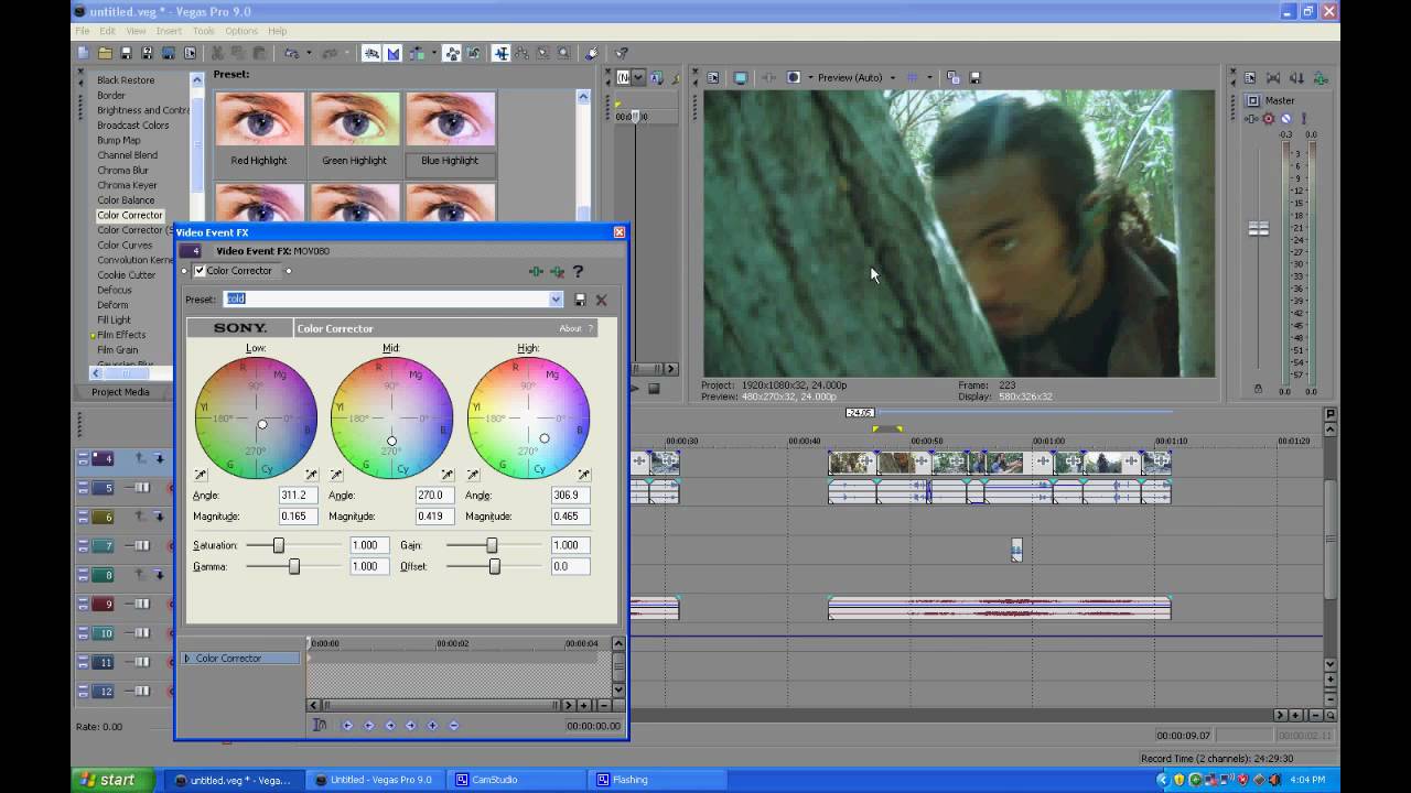Vegas Pro 9 Tutorial: Color  - UMP