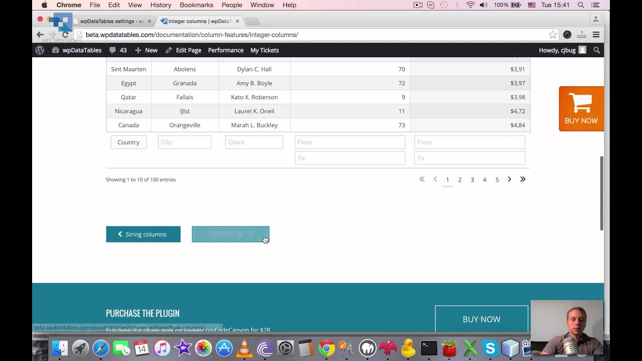 Different Column Types in WordPress Tables - wpDataTables Plugin
