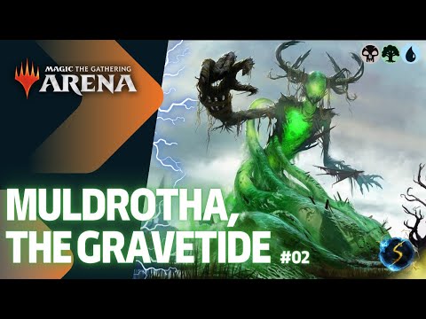 It's Showtime: Muldrotha, the Gravetide 💀🌲💧 #02 - MTG Arena - Historic Brawl