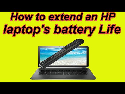 How to extend HP laptop's battery life - works for windows 7, 8, 10, 11, 12