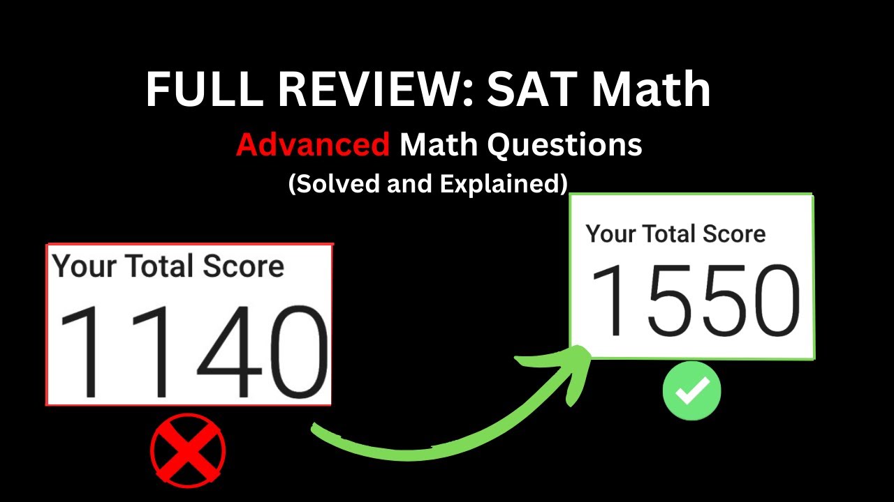 SAT Math Full Unit Review: Advanced Maths