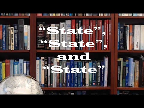 "State," "state," and "state"