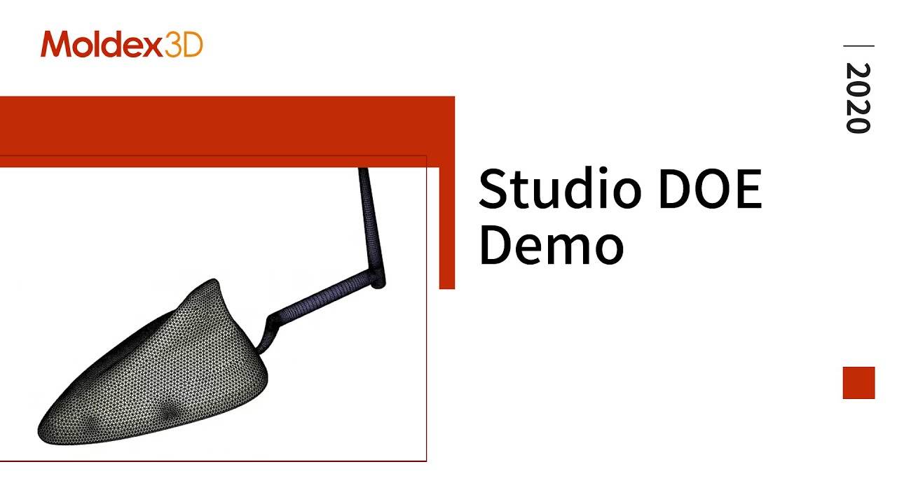 Moldex3D 2020｜Studio DOE Demo