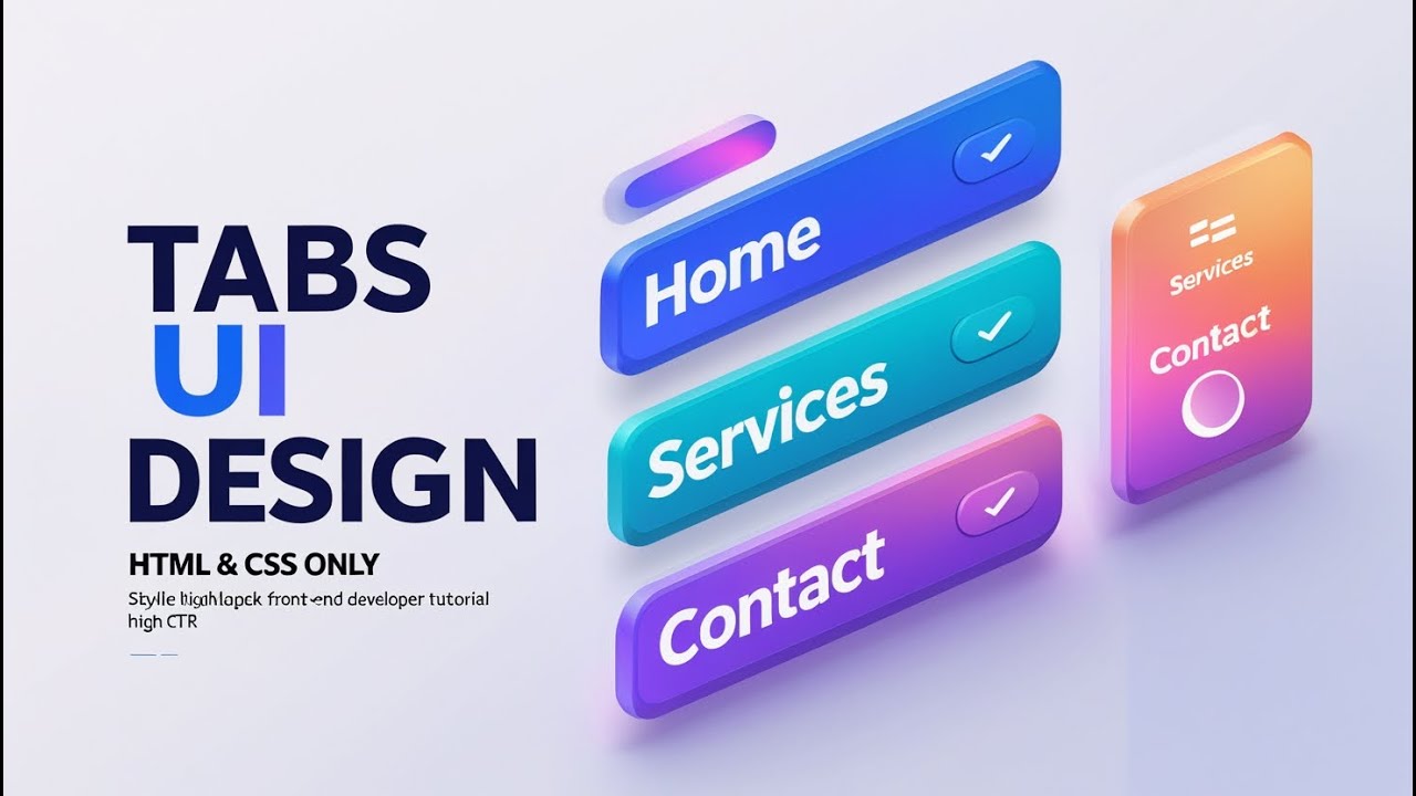Transform Your Tabs with This Simple CSS Trick || Tabs Bangla Tutorial