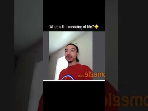 Stranger Answers the Meaning of Life! #shorts #meaningoflife #peace