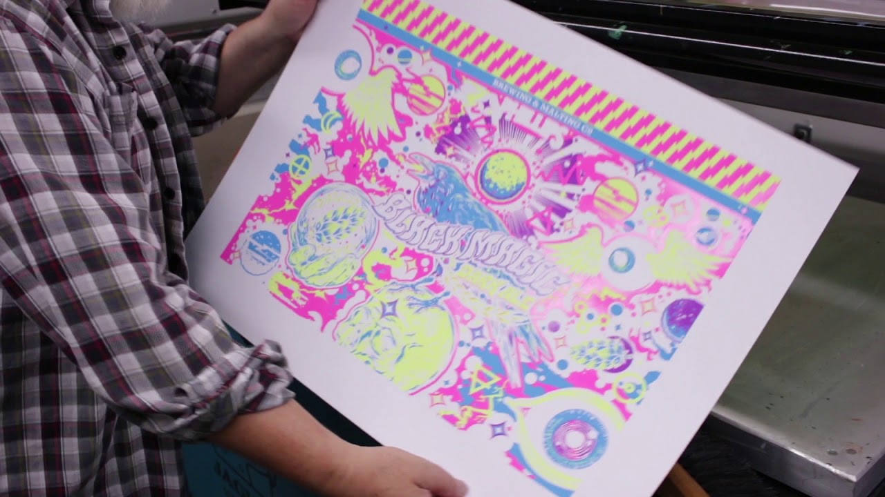 Phillips blacklight black magic poster