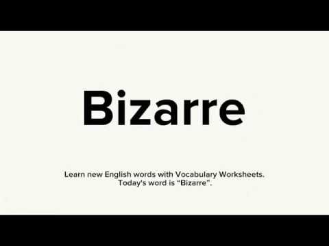 Vocabulary - How to learn new English words with Vocabulary Worksheets - Bizarre