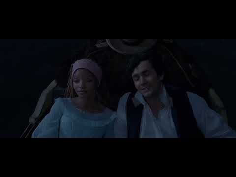ariel teaches eric her name โkiss the girlโ scene | little mermaid 2023 hd