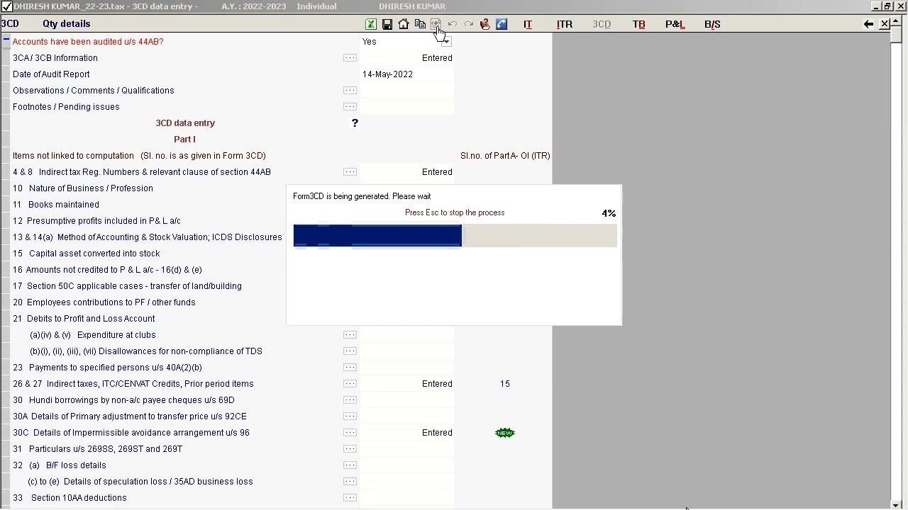 Form 3CD e-filing through Winman | Winman CA ERP