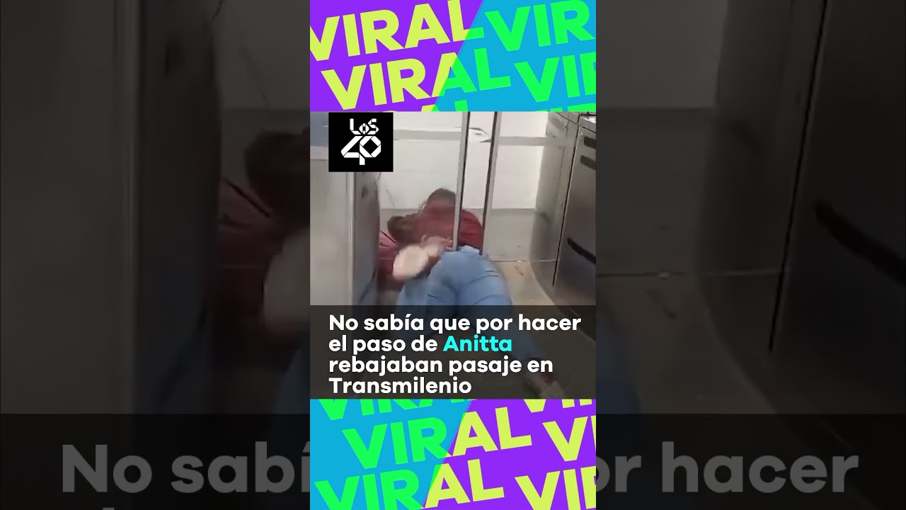 Usuaria de TransMilenio intenta colarse pero queda atrapada 😱🤣