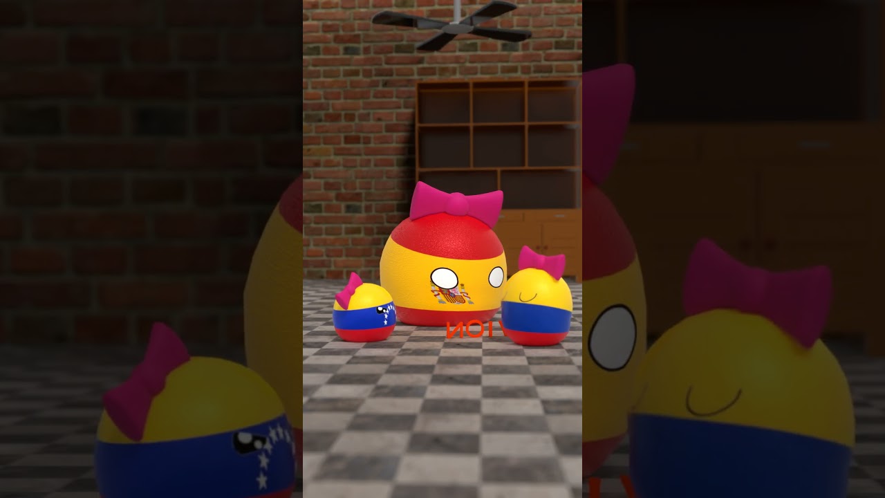 Un video por el dias de las Madres - Countryballs 3D #countryballs #humor #viral