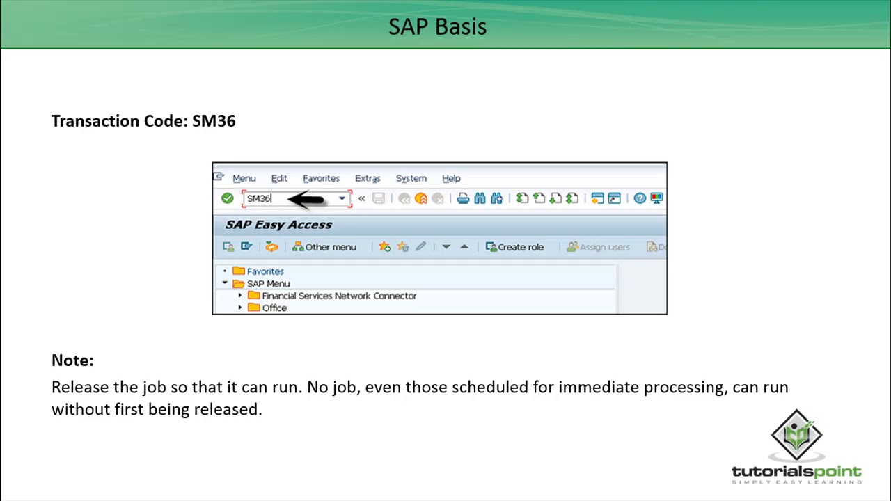 SAP Basis - Background Job Processing