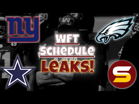 CONFIRMED Washington Schedule Leaks SO FAR! DROY vs OROY?! Hardest & Easiest Schedules in NFC East!