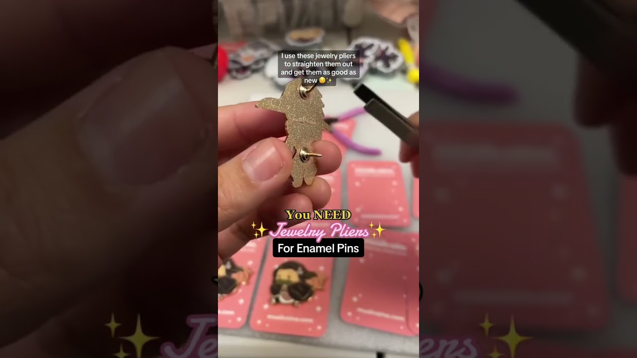 How to fix enamel pin backing posts