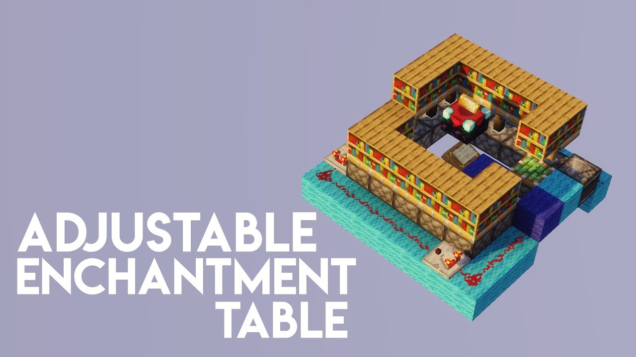 Simple Adjustable Enchantment Table | Quick Tutorial | Minecraft 26.1.2