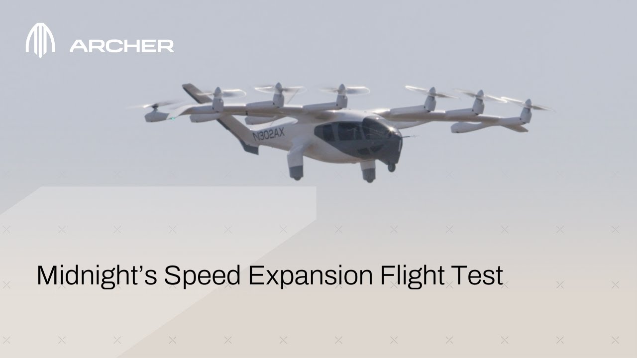 Archer Aviation | Speed Expansion Flight Test