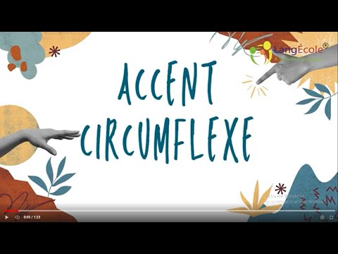 The Circumflex Accents in French | Use of Accents in French language | Learn French language free