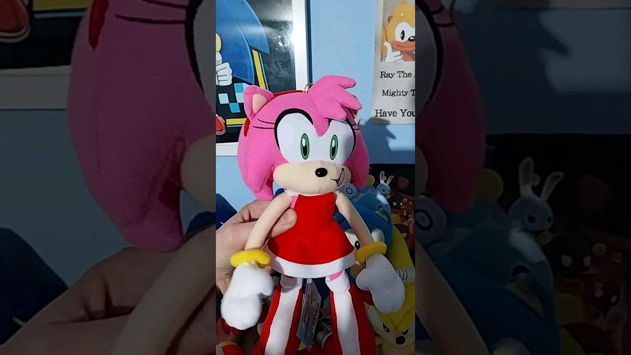 New Amy Rose Plush Alert!!! #sonicplush #sonicthehedgehog #sonicthehedgehogplush #amyrosethehedgehog
