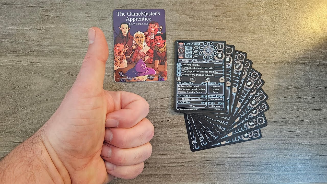 The GameMaster's Apprentice Sci Fi Deck - Solo RPG Oracle Deck!