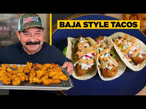 TACOS DE PESCADO Y CAMARONES DE BAJA CALIFORNIA - Mi receta completa de Tacos Ensenada (Rebozado ...