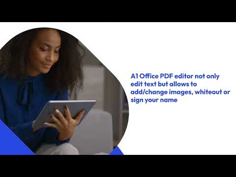 Edit PDF online with A1Office free online PDF Editor