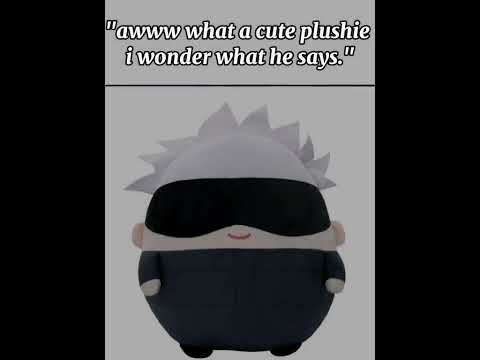 gojo plushie saying something š¤ #shorts #tiktok #viral #plushie #jujutsukaisen #viral #popular #jjk