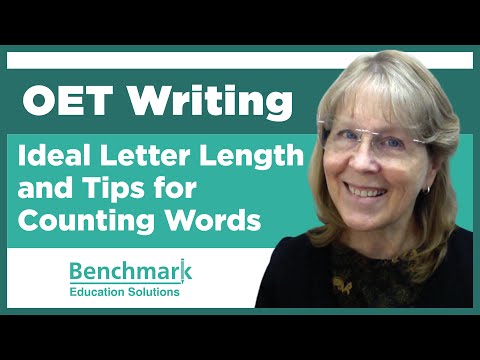 OET Letter Writing - Recommended Word Length & How to Count Words Quickly