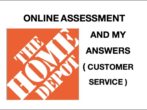 Home Depot Assessment Test 2023 & my answers | Customer Service job assessment Test Answers