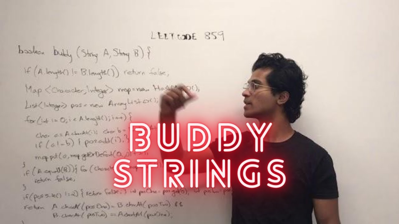 (Remade) Leetcode 859 -Buddy Strings | String