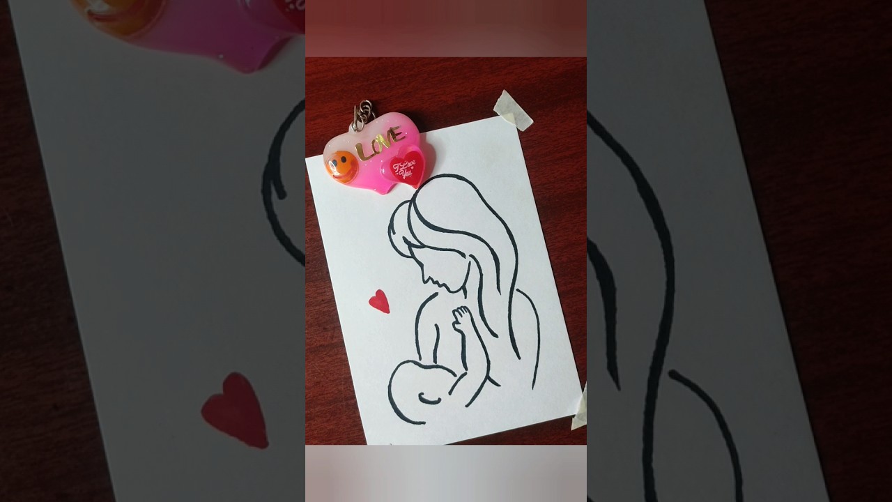 Happy breastfeeding day | Breastfeeding drawing | #milk #breastfeeding #feed #mom #momlove
