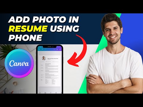 How To Add Photo in Canva Resume in Mobile | Easy Guide