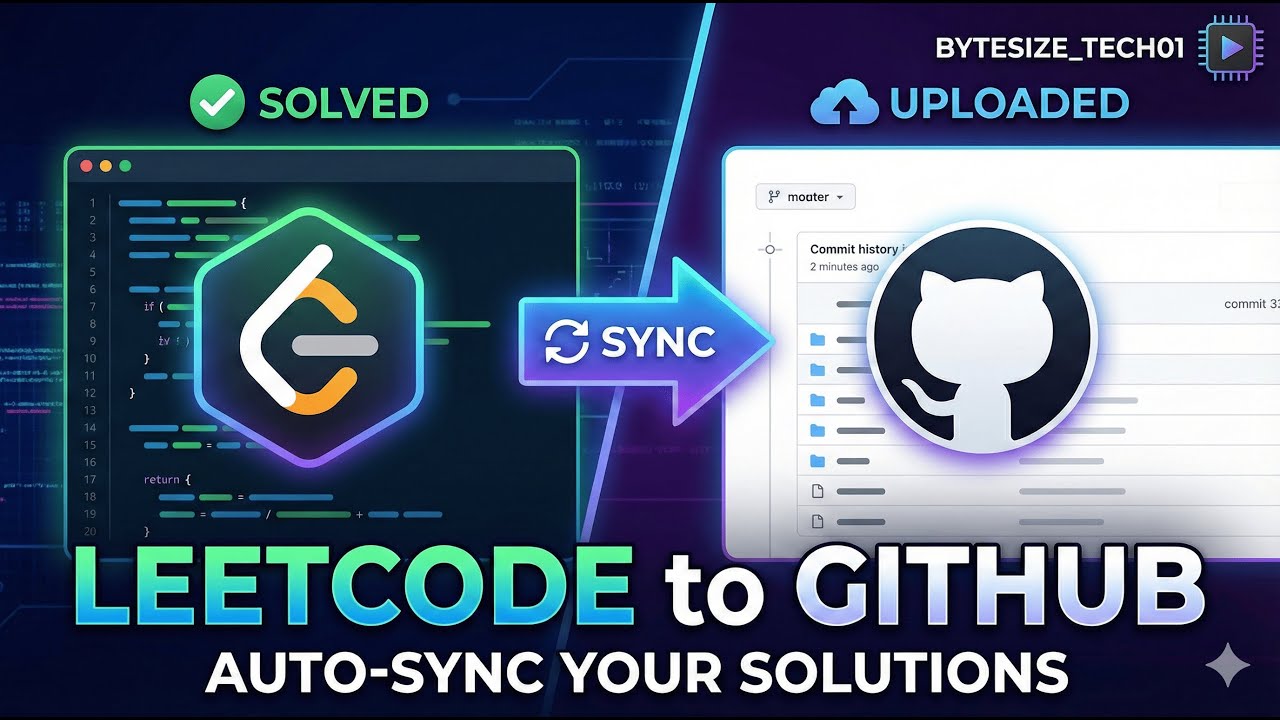 How to Automatically Sync LeetCode to GitHub OR How to upload Leetcode solution to GitHub🚀 [2026]