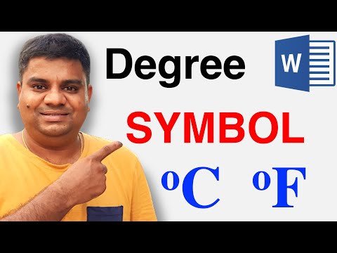 How to type - Degree Symbol on Keyboard