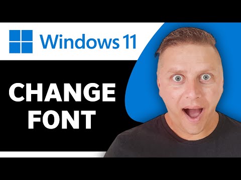 How to Change Font in Windows 11 | Windows Tutorial 2025