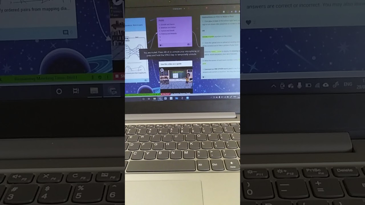 Collaboration with Padlet- Working Math in Pairs! #edtech #elearning