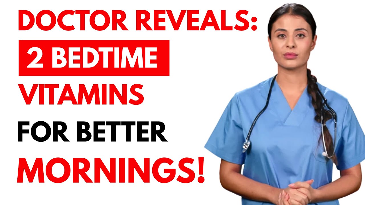 Doctor Reveals: 2 Bedtime Vitamins for Deeper Sleep and Better Mornings | Senior Health