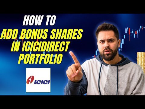 How to add bonus shares in icicidirect portfolio (2025) l DoubleZ